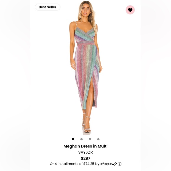 SAYLOR | Dresses | Saylor Meghan Dress In Multi | Poshmark